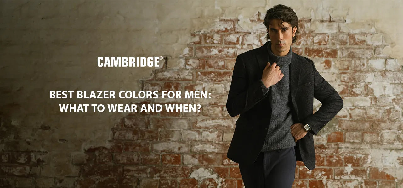 How to Choose the Right Blazer Color for Men