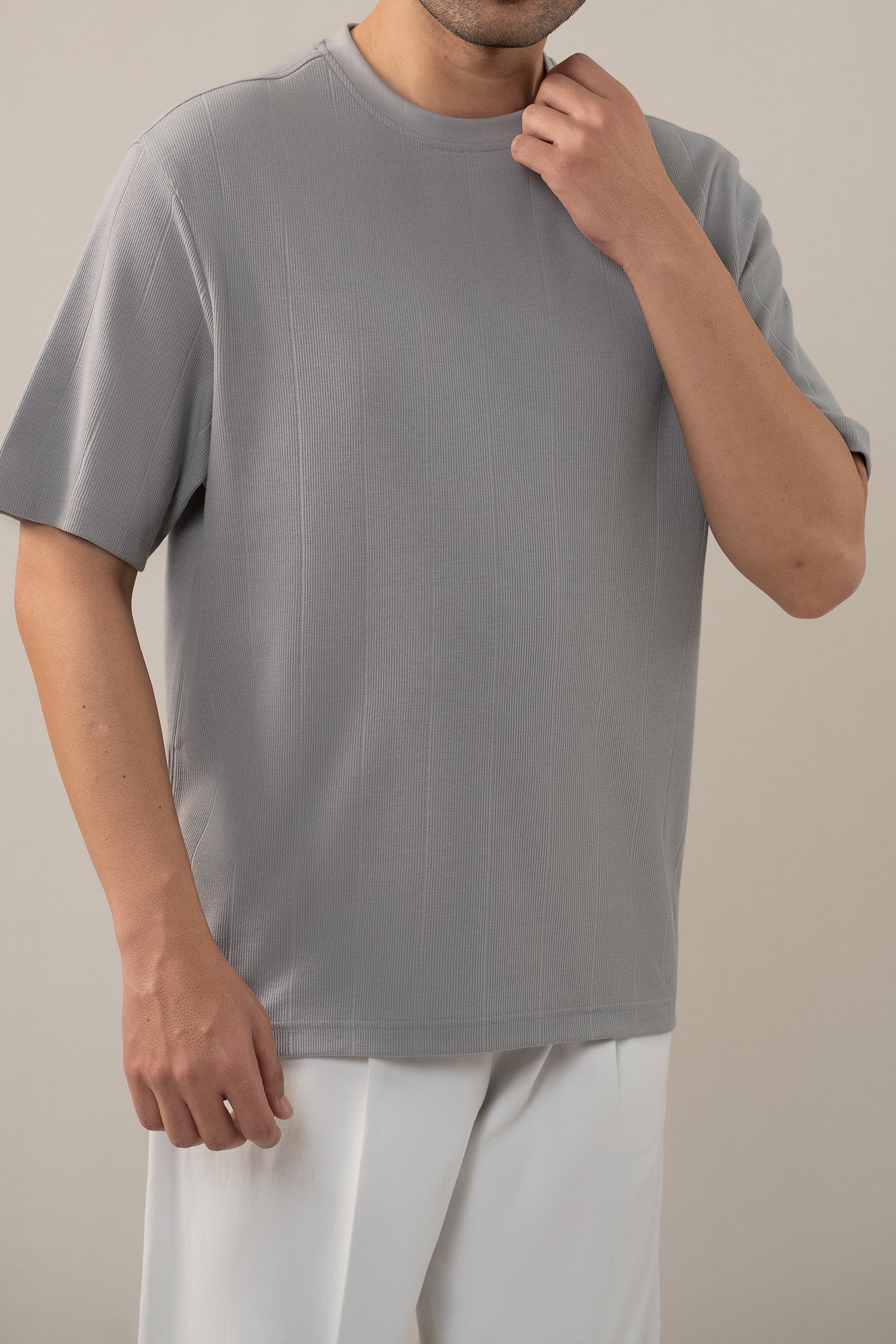 DROP NEEDLE GREY T-SHIRT